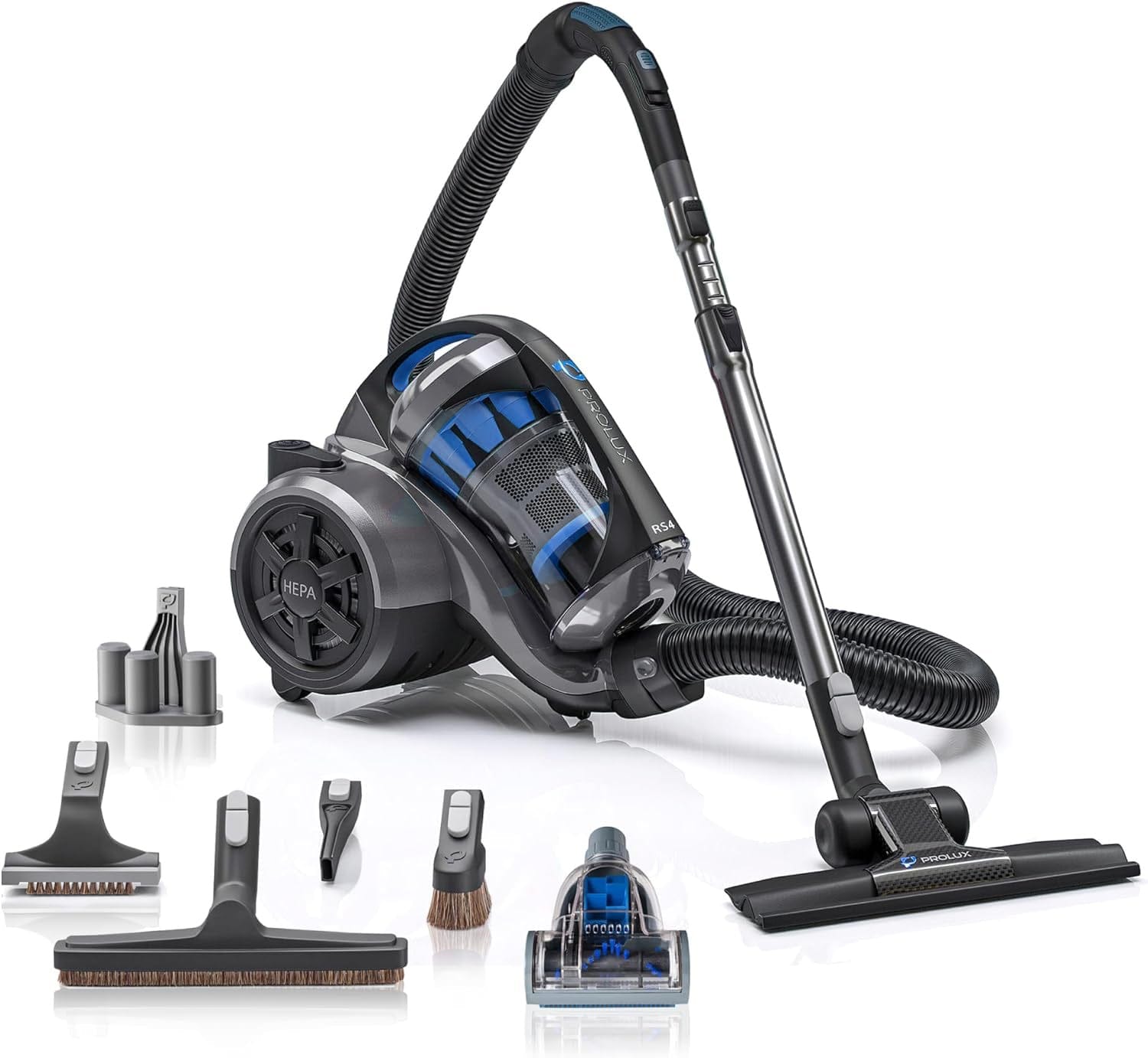 Prolux RS4 Lightweight Bagless Canister Vacuum with HEPA Filtration Pr ...