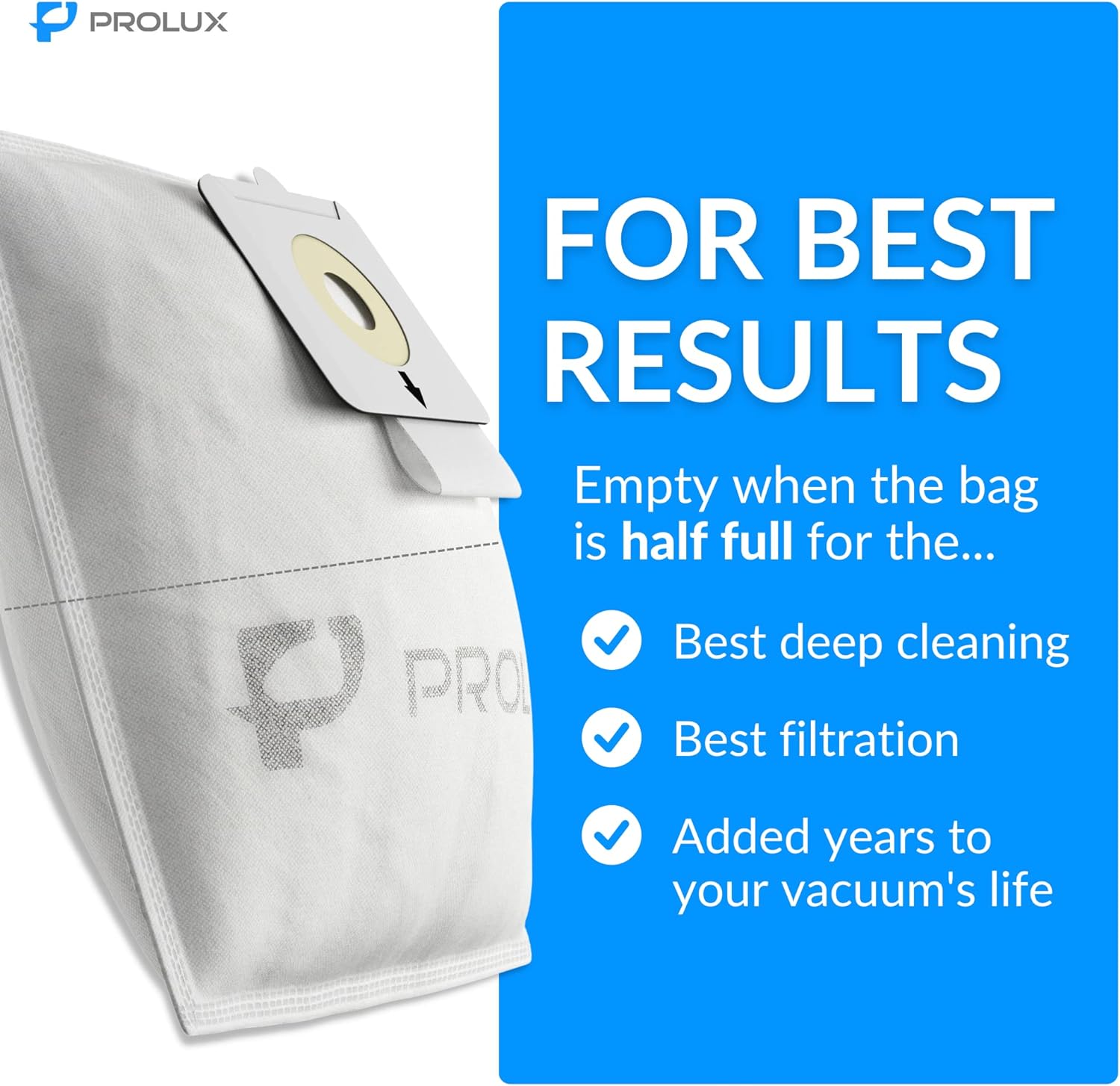 New 10 pack of Bags for Prolux Tritan Vacuum Cleaner – Prolux Cleaners