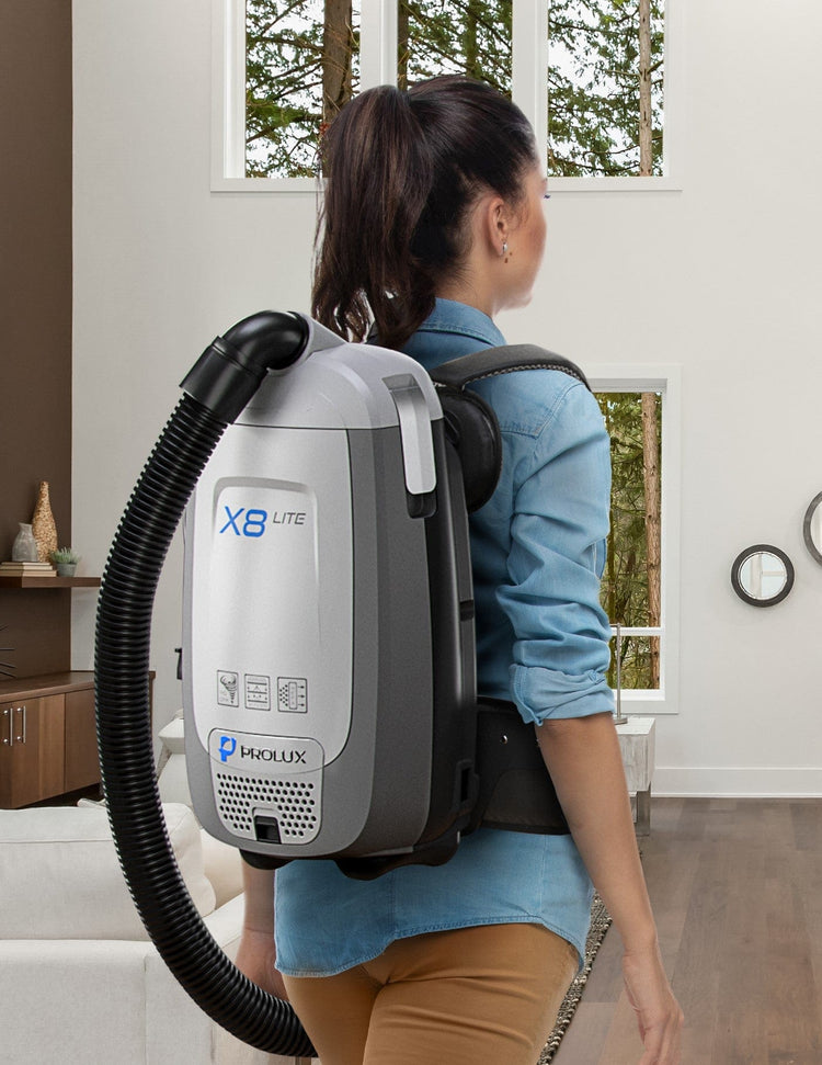 Prolux X8 Lite Backpack Vacuum w/ Premium Tool Kit for Light Commercia ...