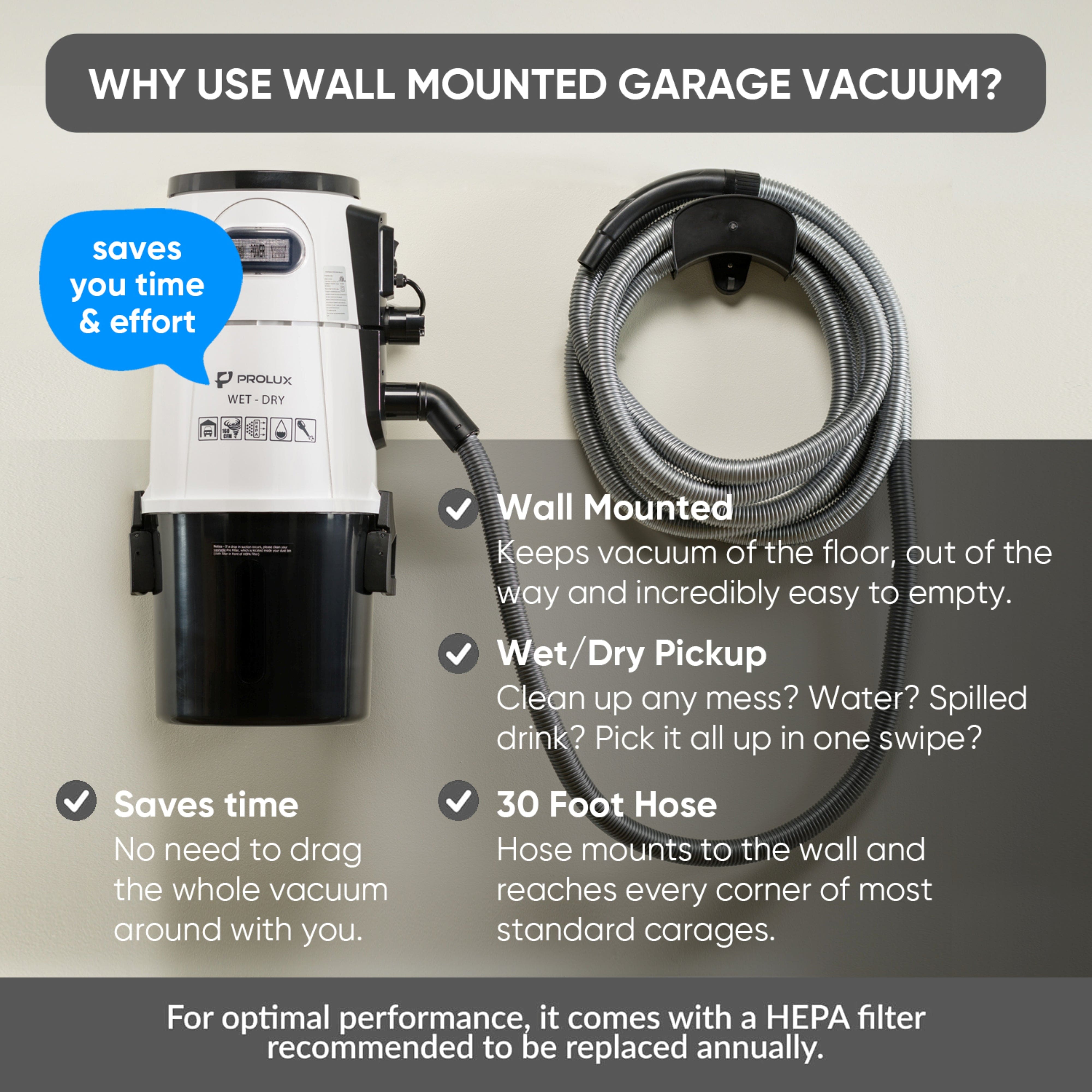 Prolux LITE Wet Dry Garage Shop Vacuum Vac - Vacuum, Shampooer, Sprayer ...
