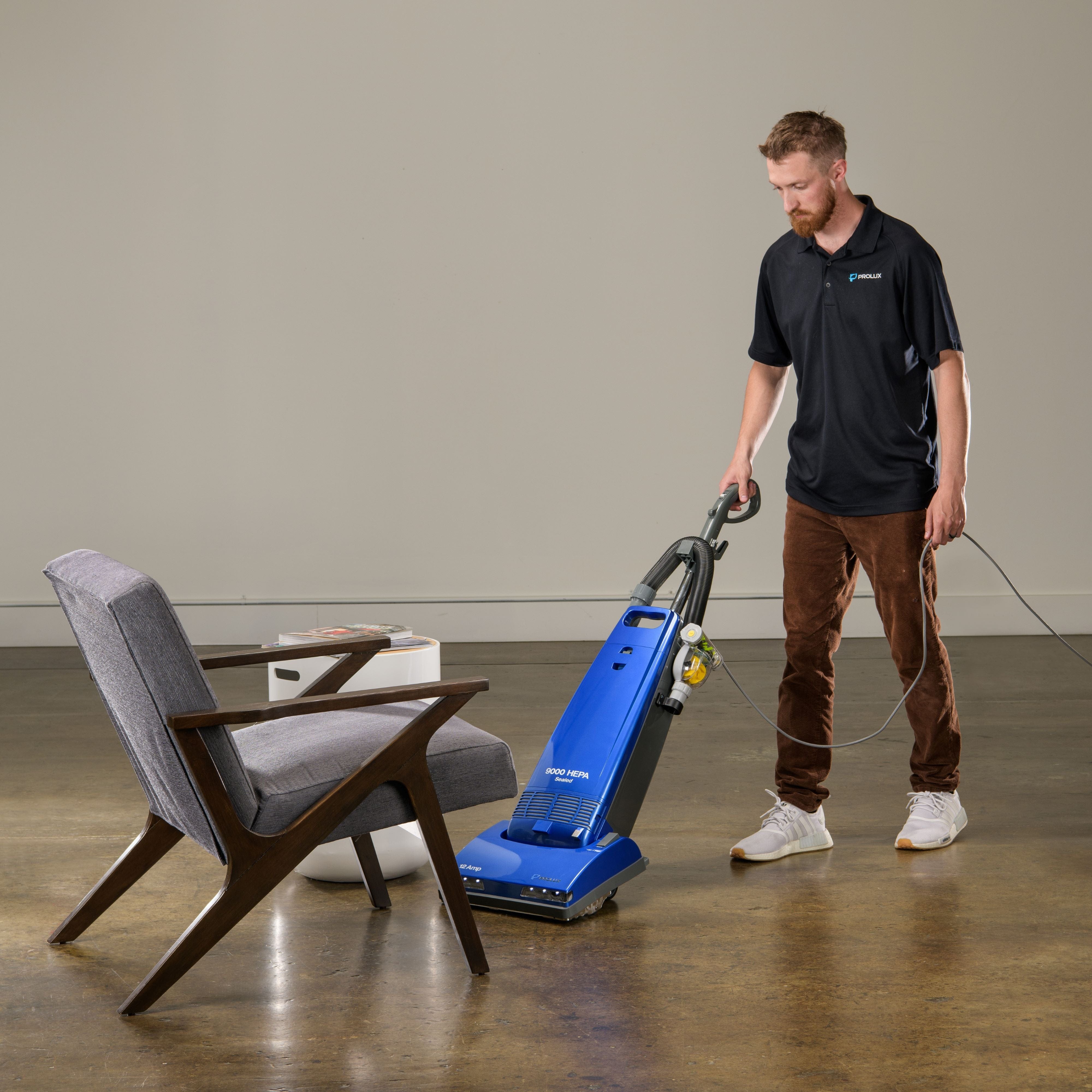 New Prolux 9000 Upright Sealed HEPA vacuum with 12 AMP Motor on board ...