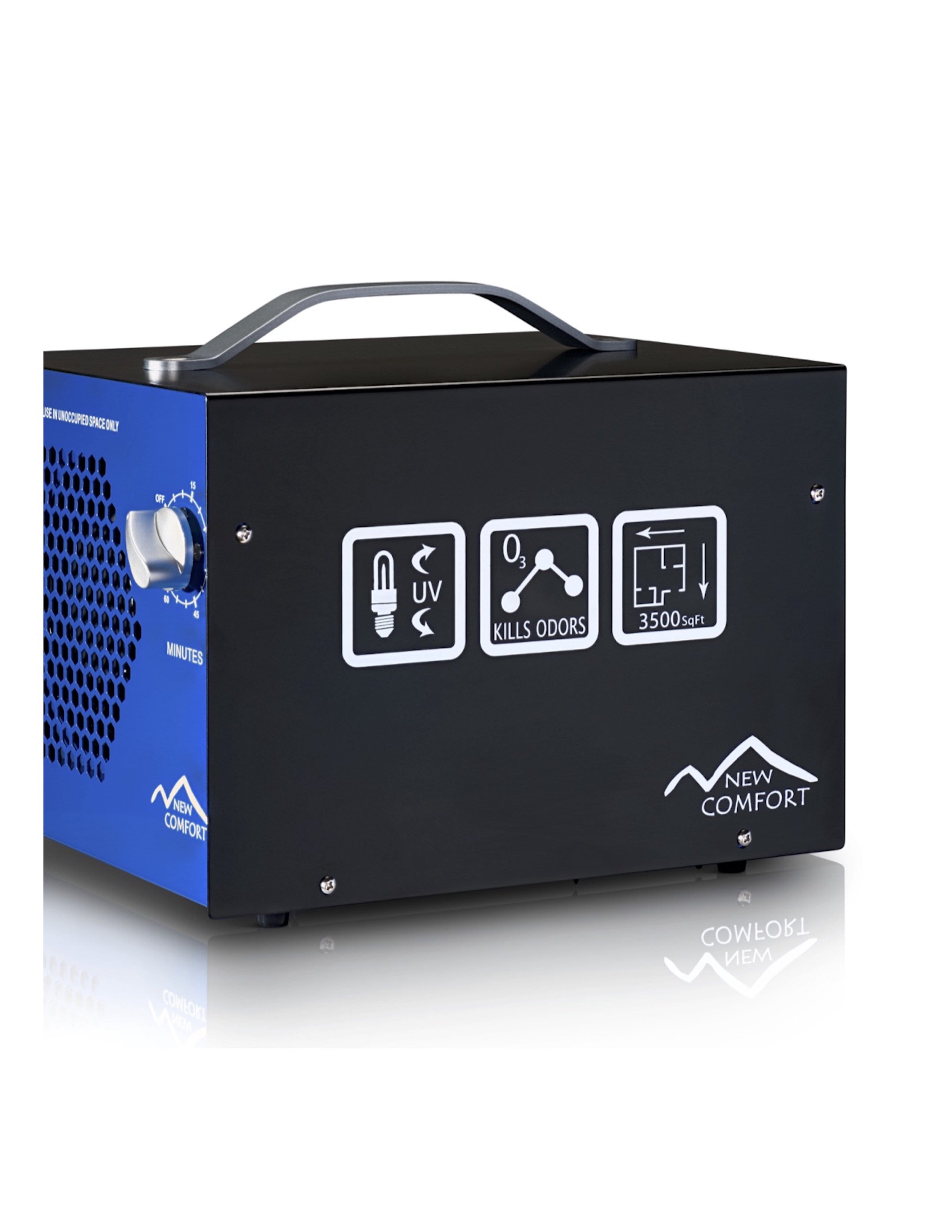 New Comfort Large Odor Eliminating Blue Commercial Ozone Generator by Prolux Cleaners