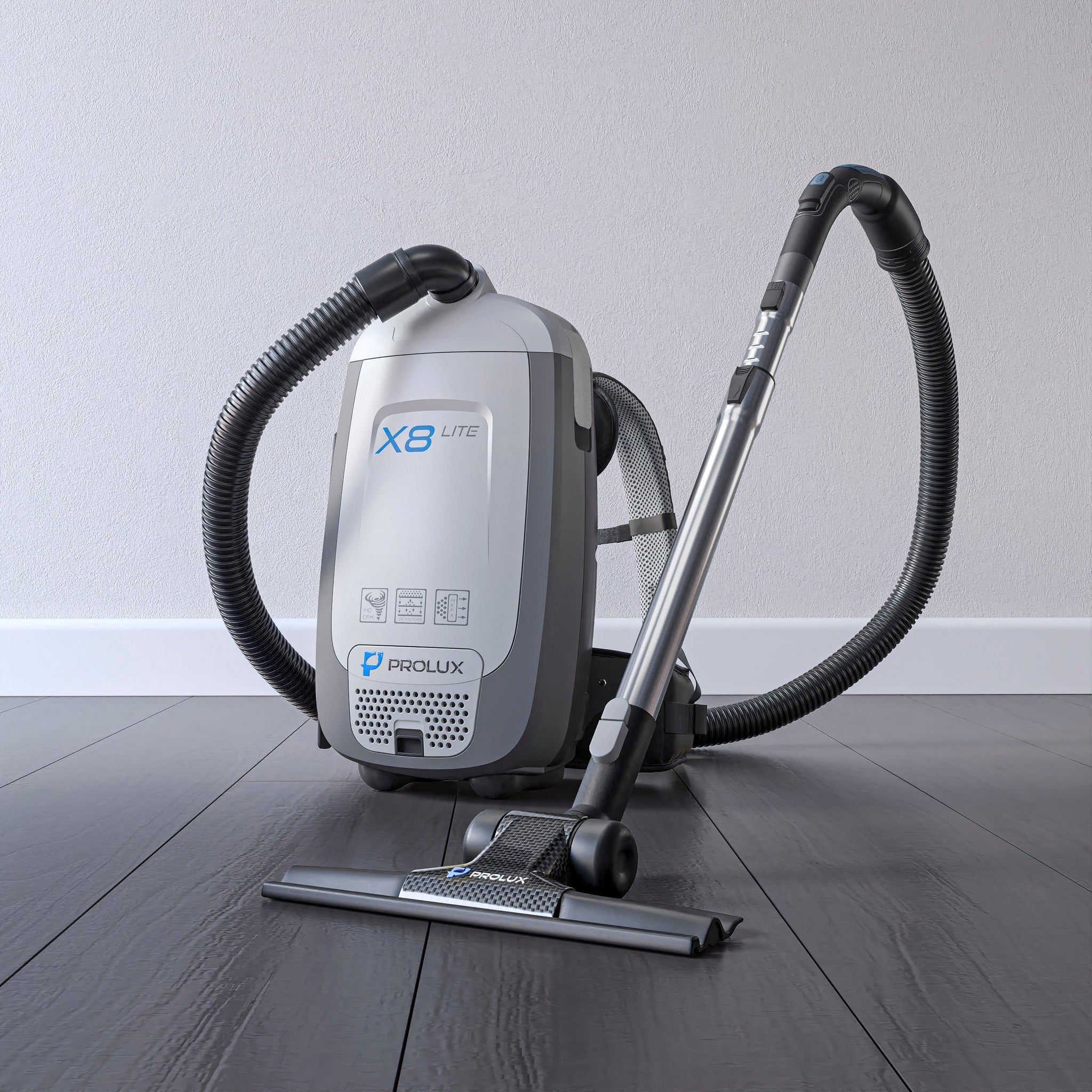 Prolux X8 Lite Backpack Vacuum w/ Premium Tool Kit for Light Commercia ...